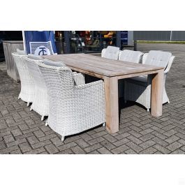 Showmodel - dining tuinset 7-delig | Gerrits Tuinmeubelen